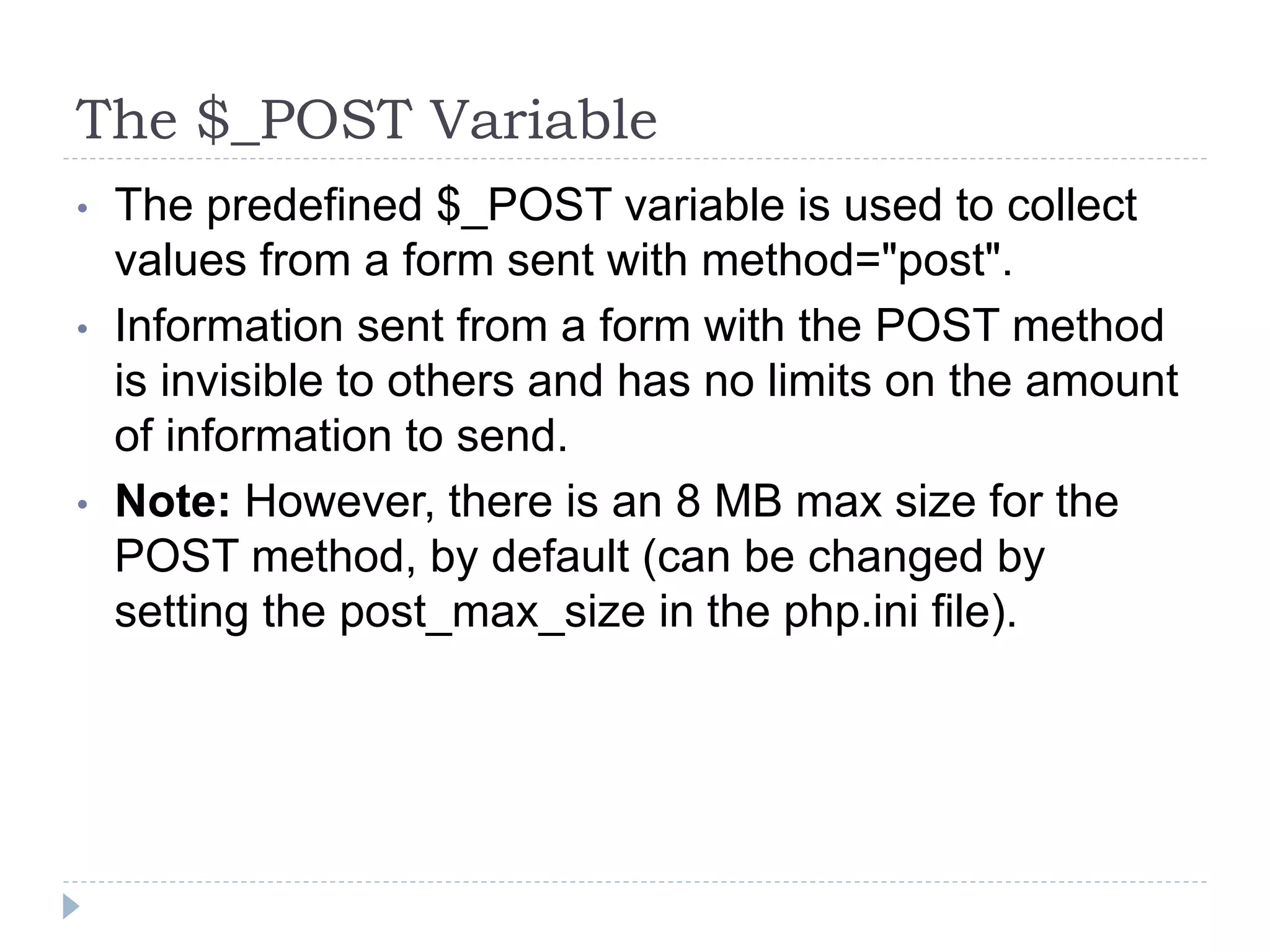 Introduction to php | PPTX