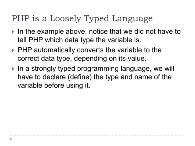 Introduction to php | PPTX