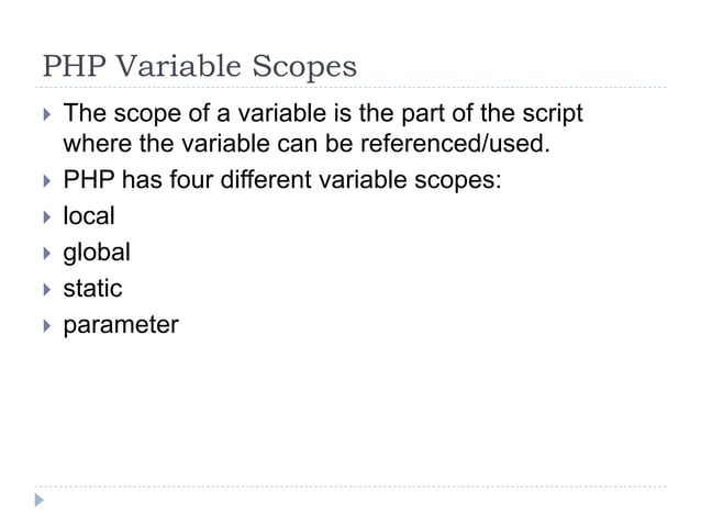 Introduction to php | PPTX