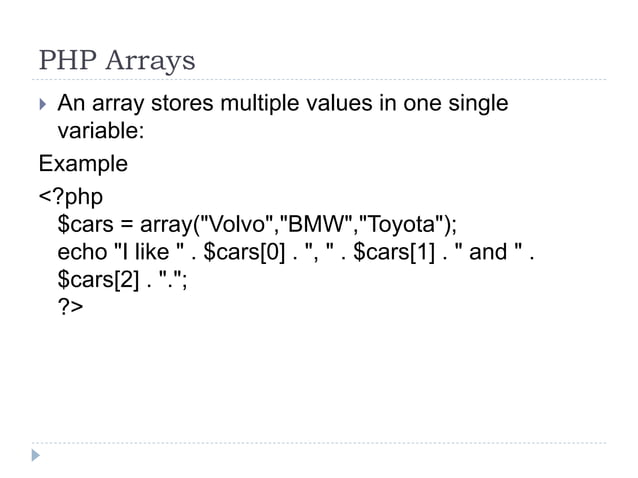 Introduction to php | PPTX