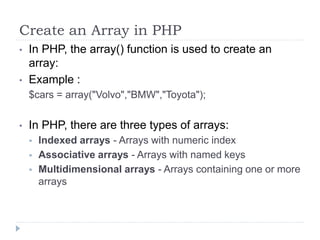 Introduction to php | PPTX