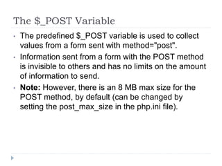 Introduction to php | PPTX