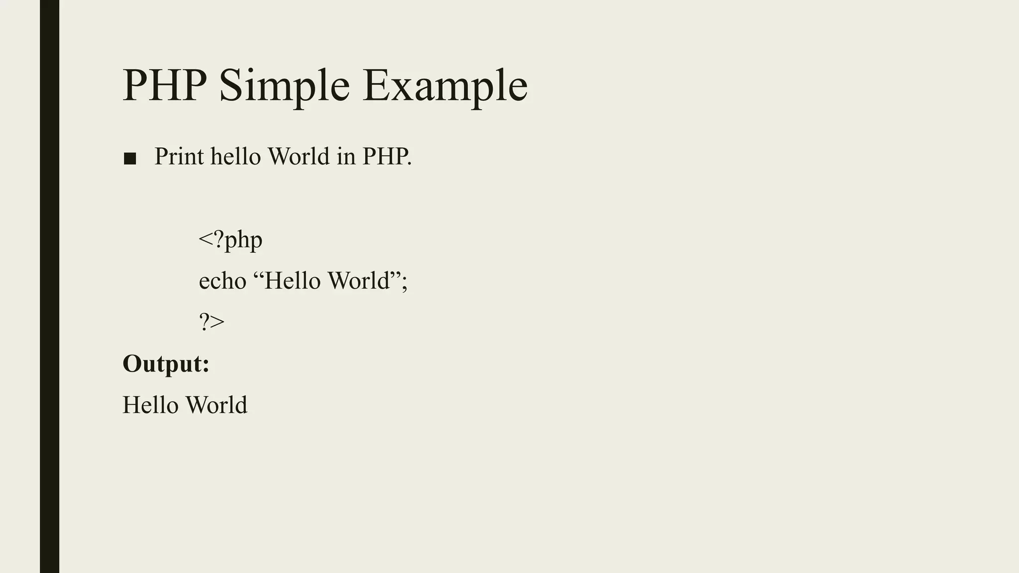 Introduction to PHP | PDF