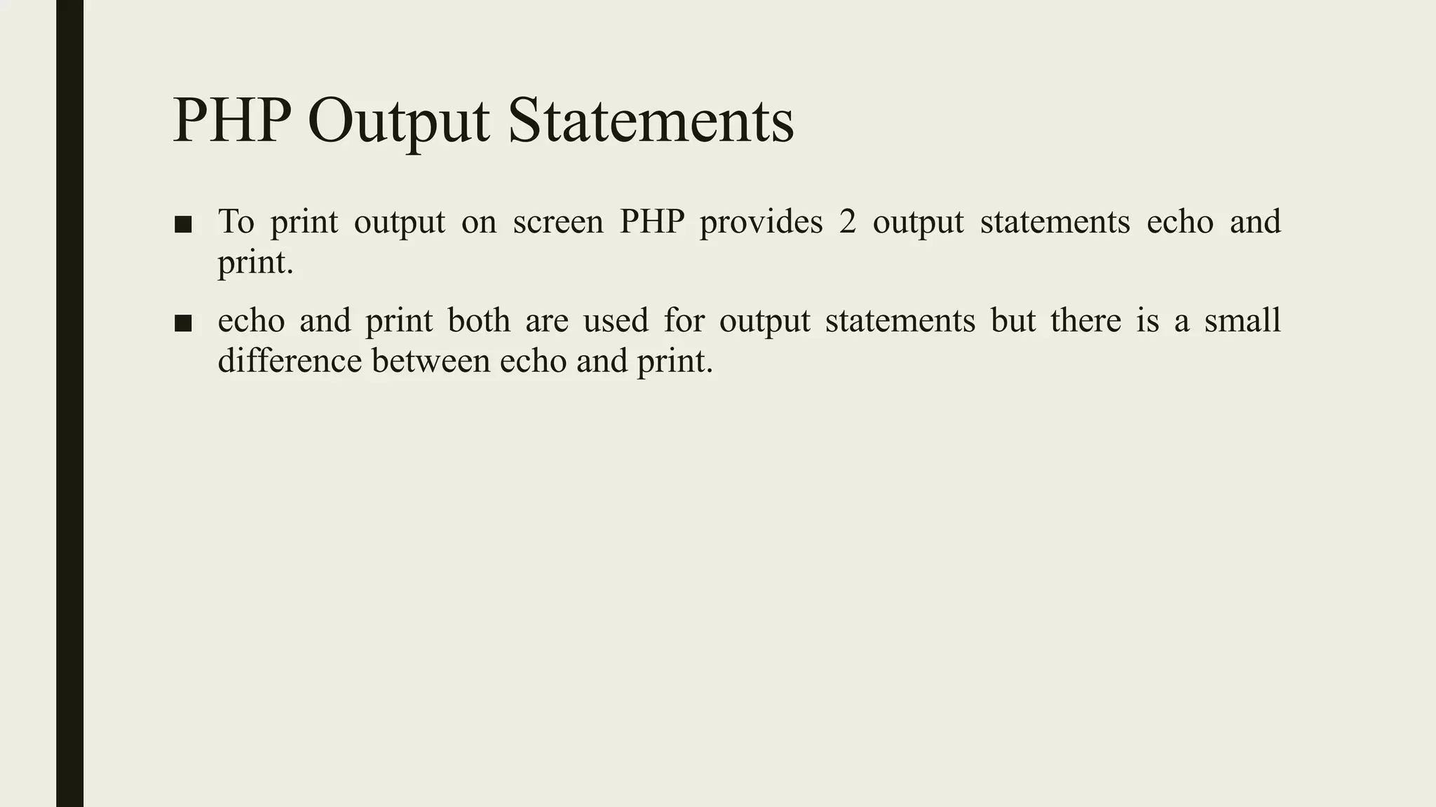 Introduction to PHP | PDF