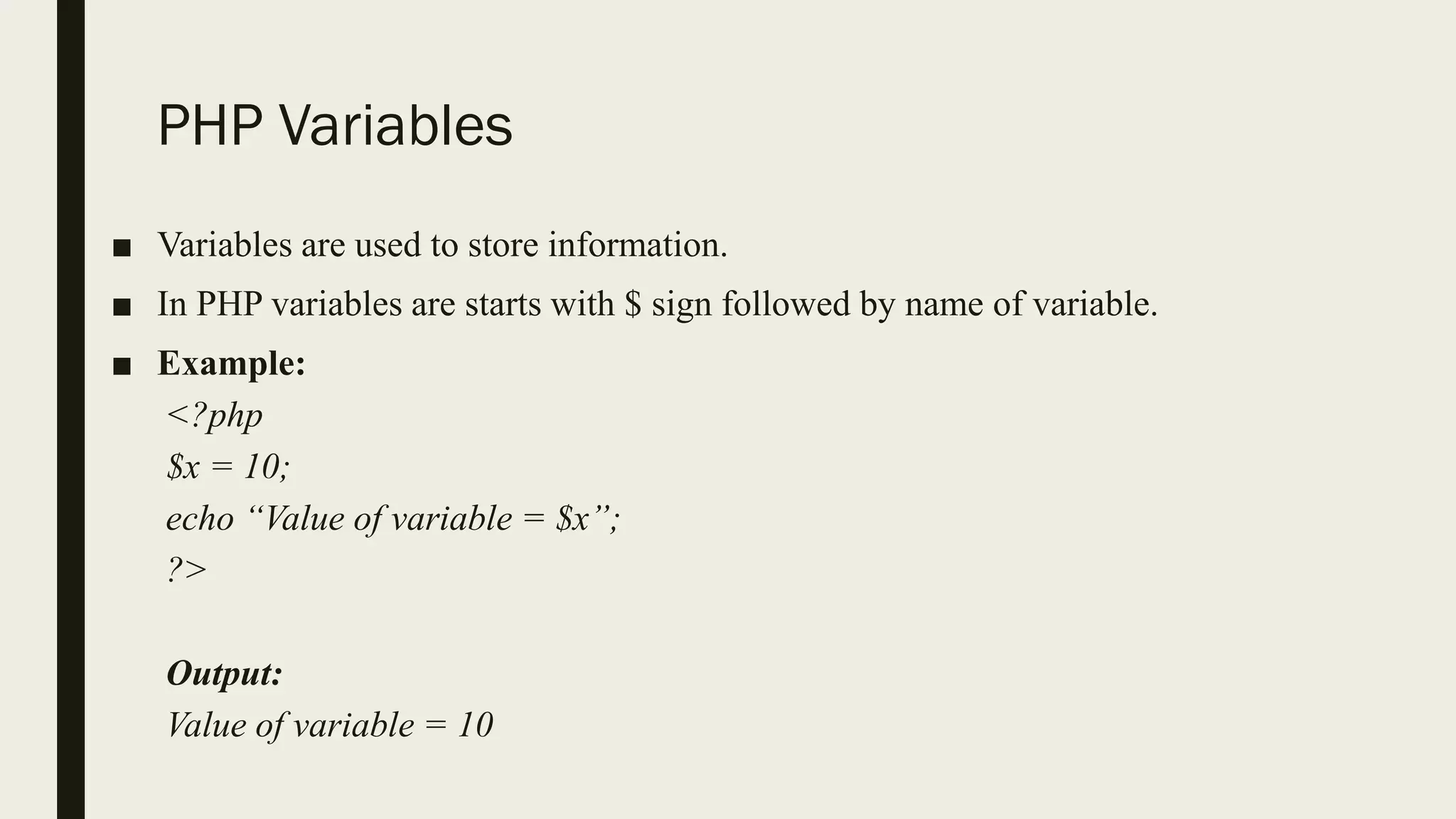 Introduction to PHP | PDF