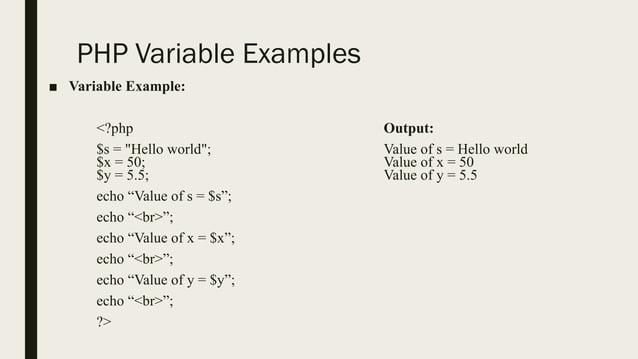Introduction to PHP | PDF