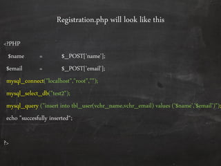 Introduction to php database connectivity | PDF