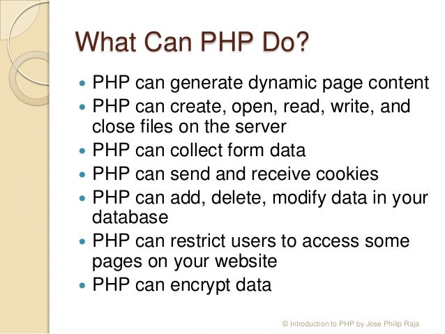 Introduction to Dynamic Web Programming with PHP & MySQL