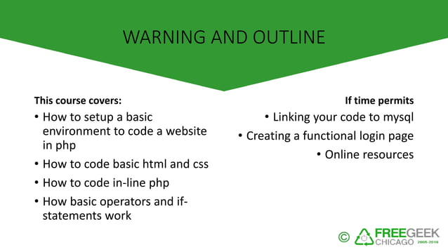 Introduction to php for absolute beginners | PPTX