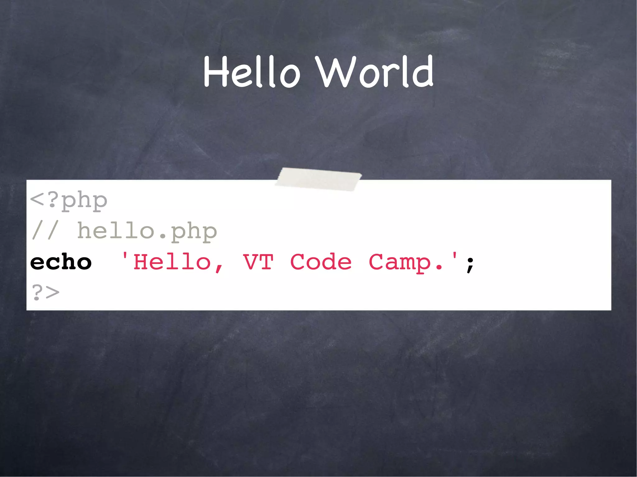 Introduction To Php Lecture 1 Pptx Programming Languages Computing 0027