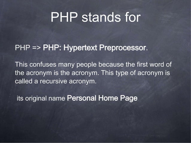 Introduction to PHP Lecture 1 | PPTX | Programming Languages | Computing