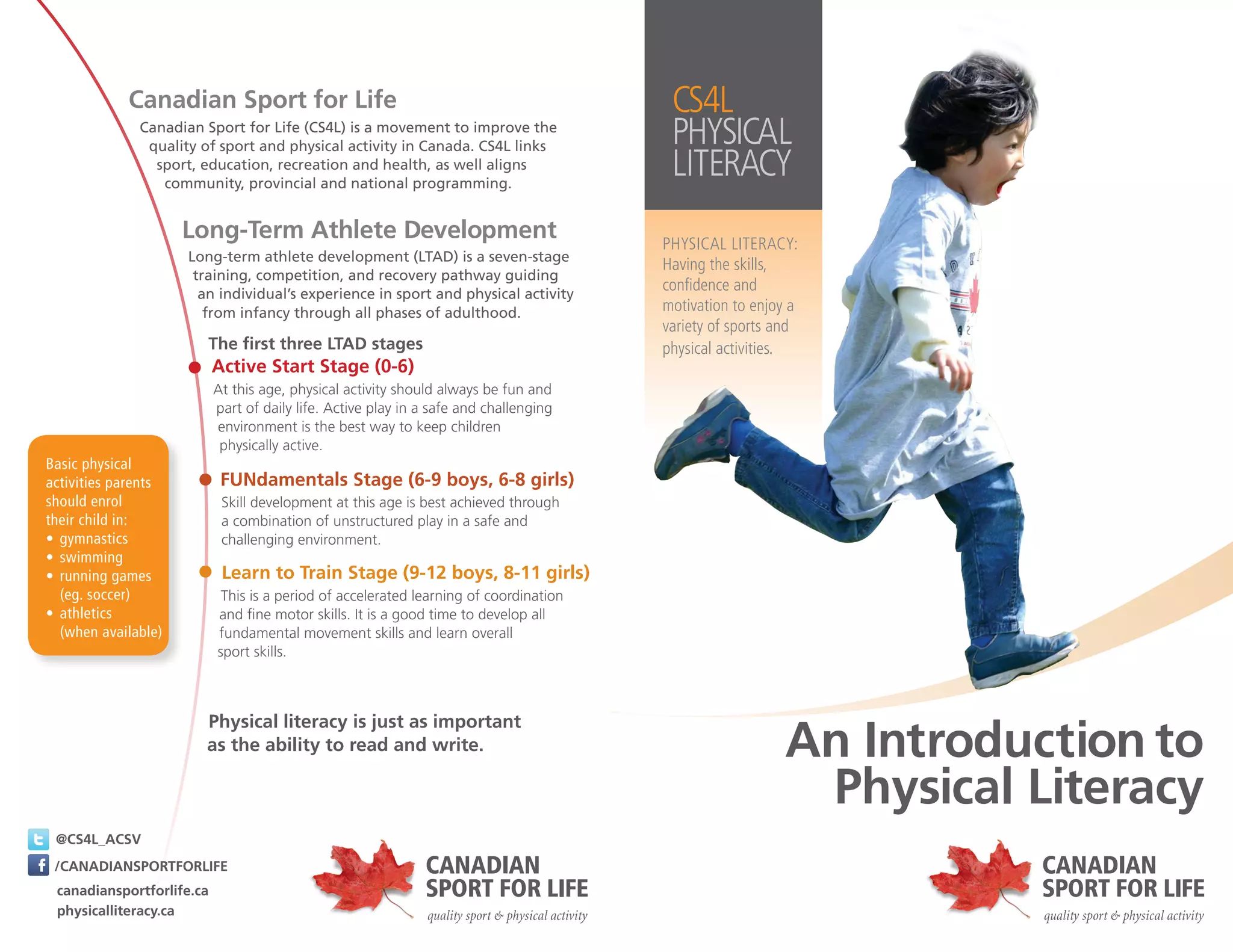 Introduction to physical literacy | PDF