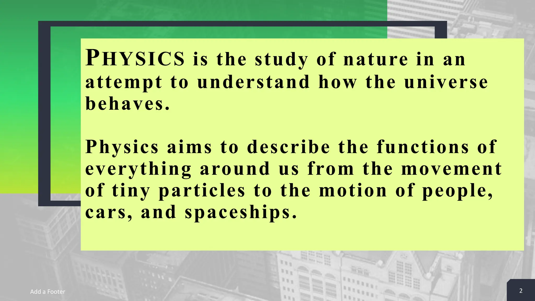 Introduction to physics for elements of physics | PPTX