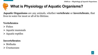 Introduction to Physiology of Aquatic Organisms.pptx