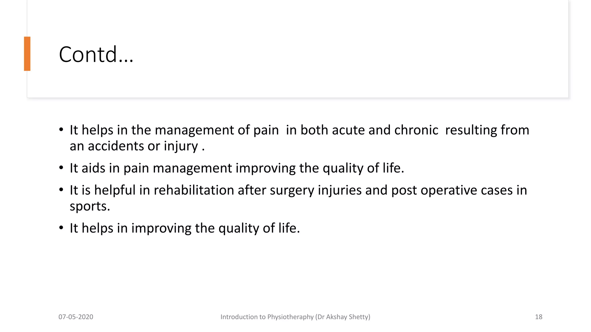 Introduction to physiotherapy | PPTX