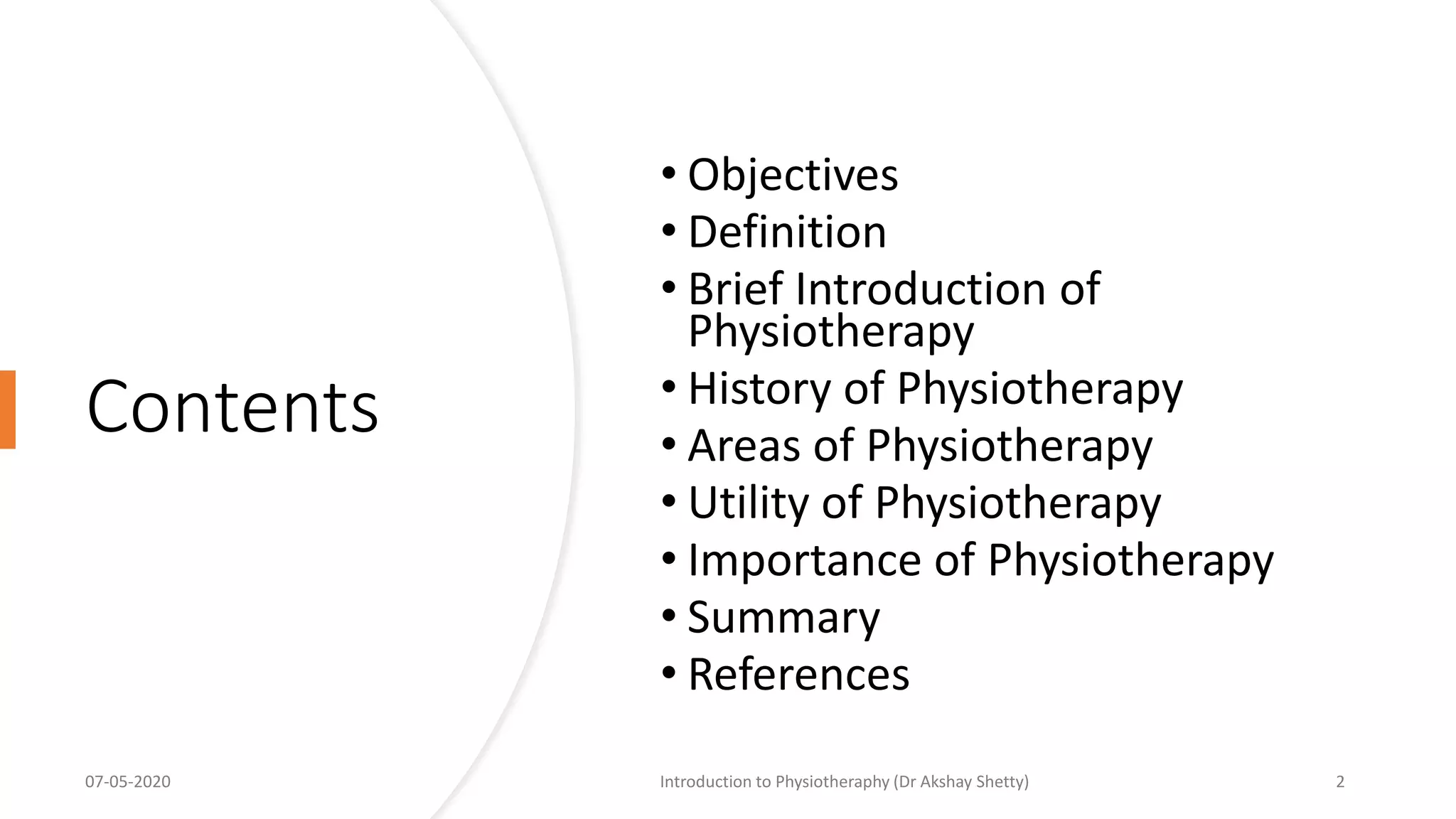 Introduction to physiotherapy | PPTX