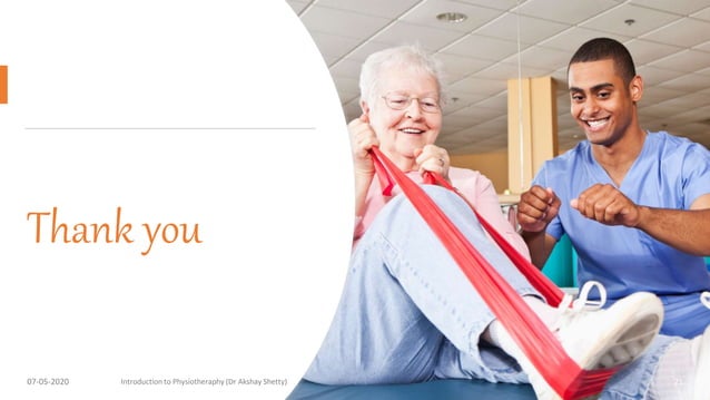 Introduction to physiotherapy | PPTX | Physical Therapy | Wellness