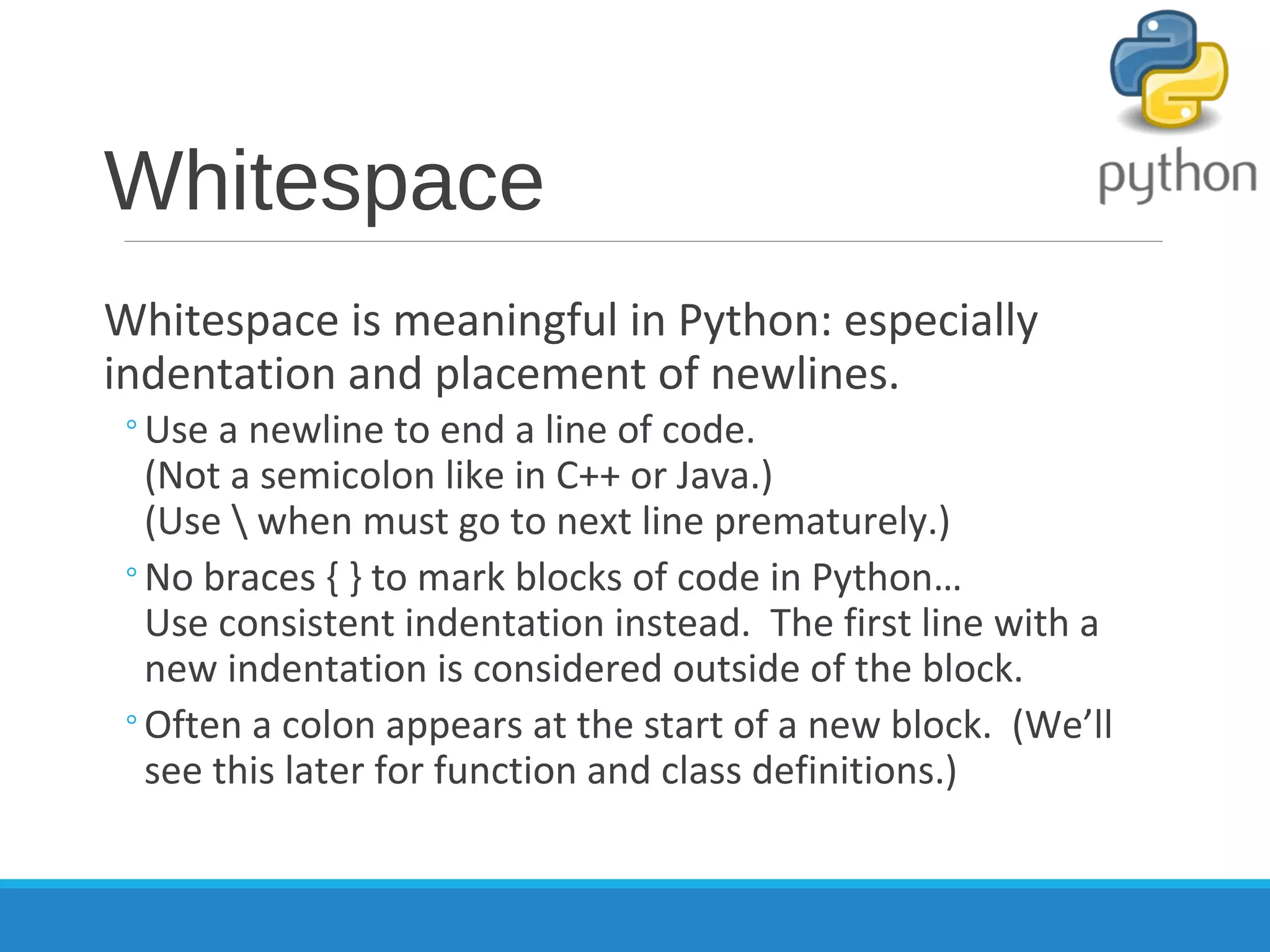 Introduction to phython programming | PPT Introduction to phython programming | PPT