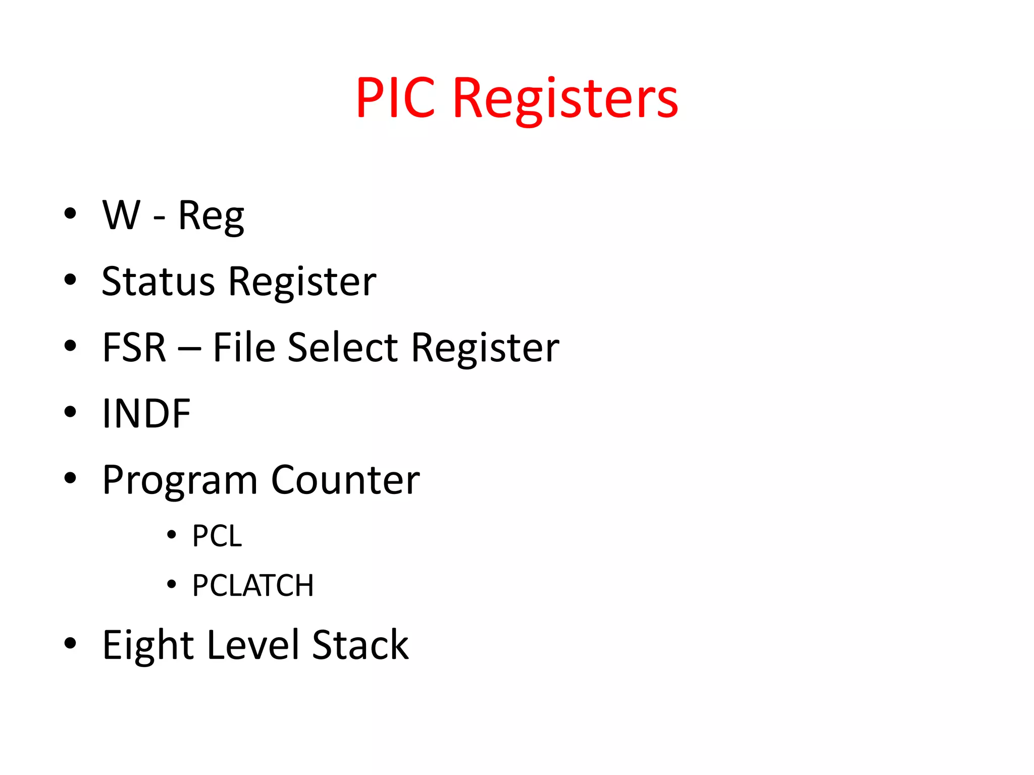 Introduction to pic microcontroller | PDF | Operating Systems | Computer Software and Applications