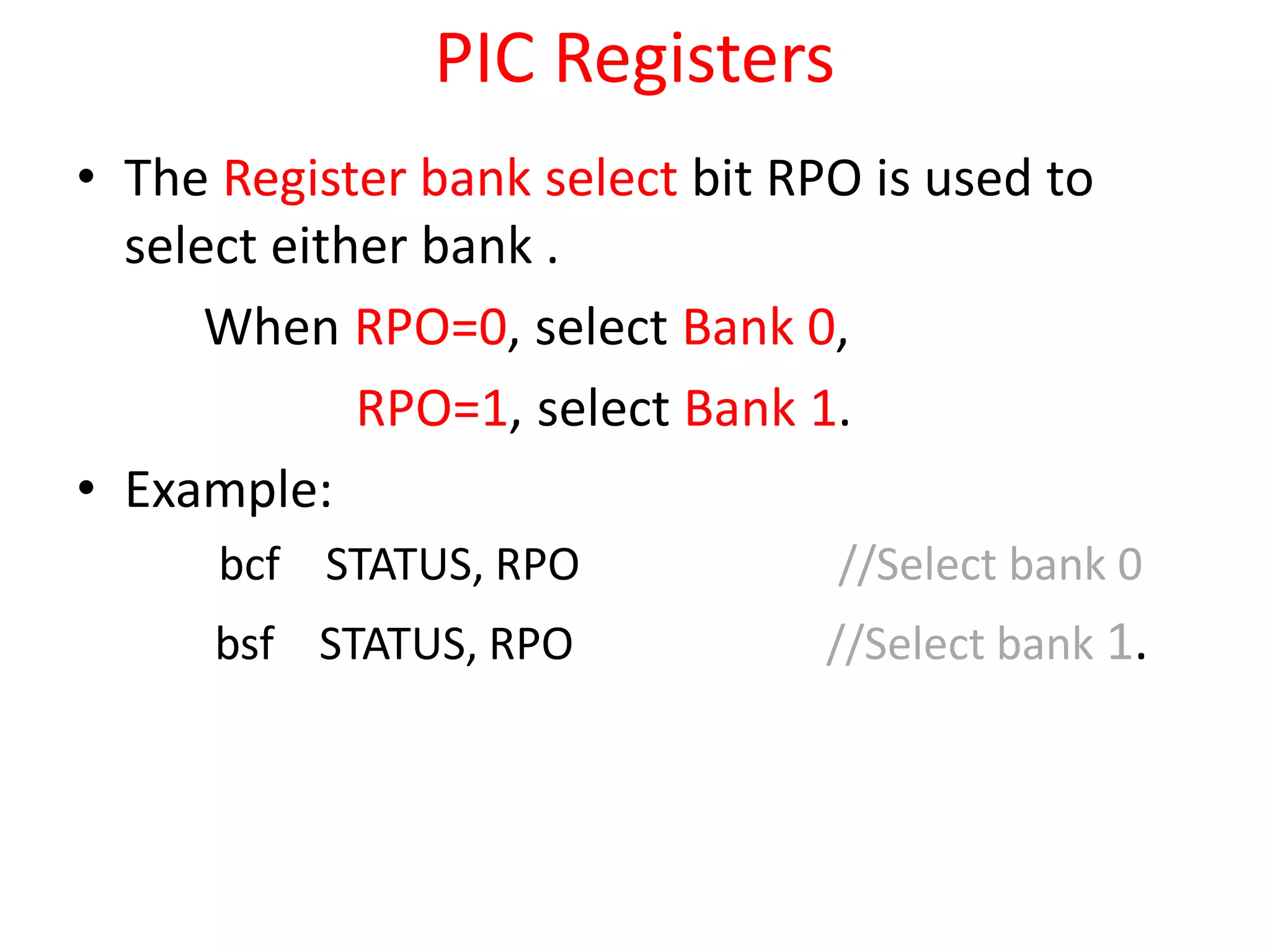 Introduction to pic microcontroller | PDF | Operating Systems | Computer Software and Applications