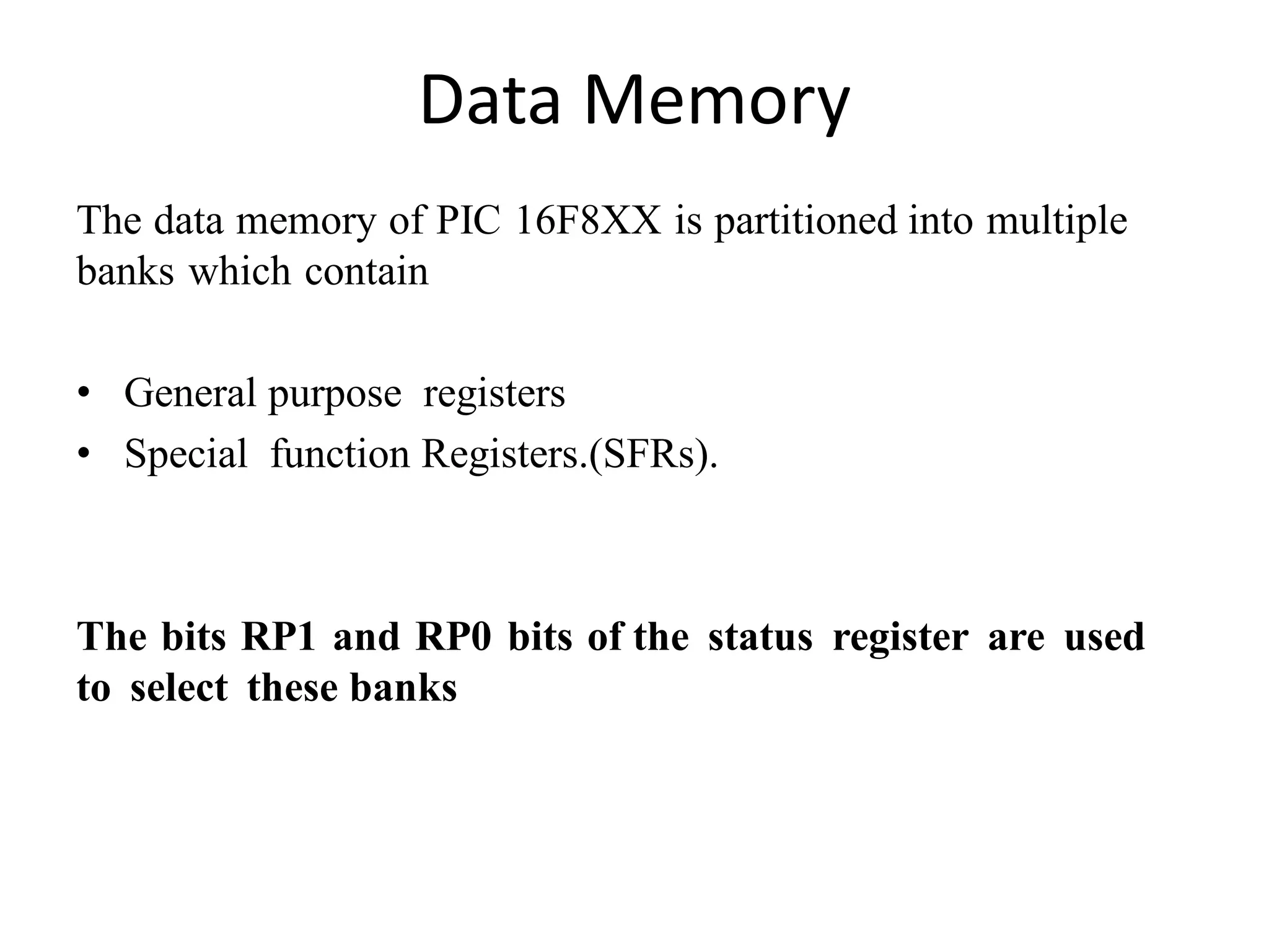 Introduction to pic microcontroller | PDF