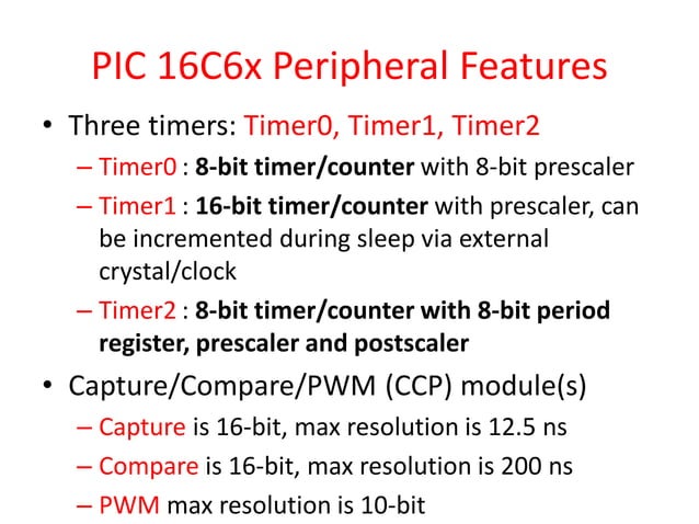 Introduction to pic microcontroller | PDF | Operating Systems | Computer Software and Applications