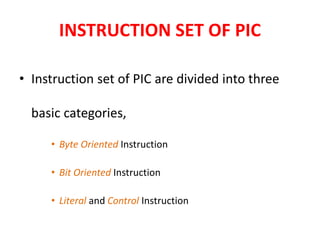 Introduction to pic microcontroller | PDF