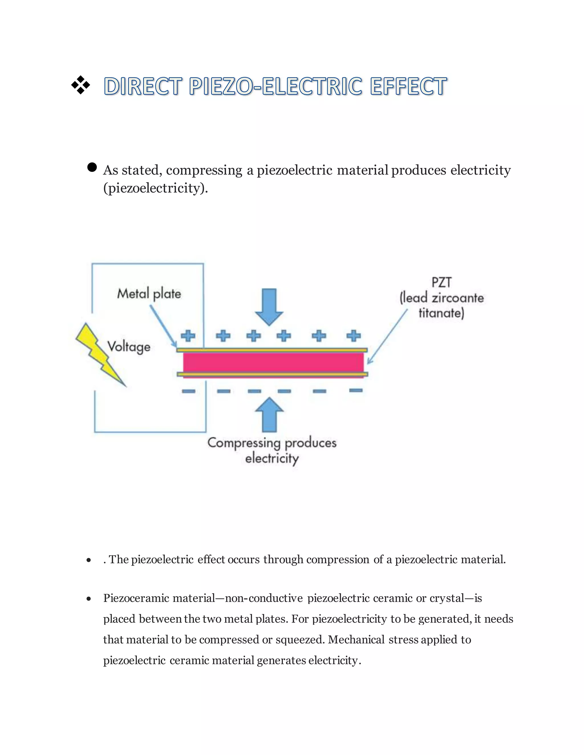 Introduction to piezo-electric | DOCX