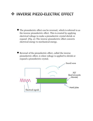 Introduction to piezo-electric | DOCX