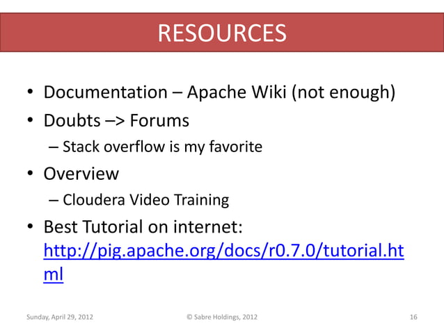 Introduction to Apache Pig | PPTX
