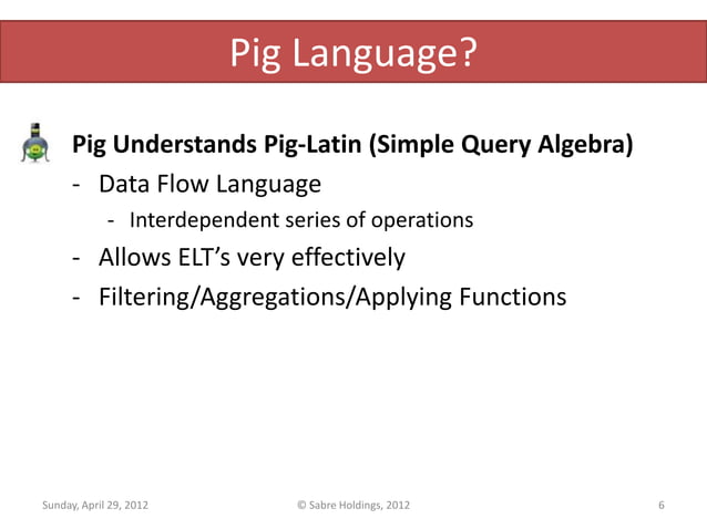 Introduction to Apache Pig | PPTX