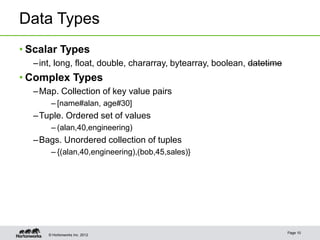 Introduction to pig | PPTX | Cloud Computing | Internet