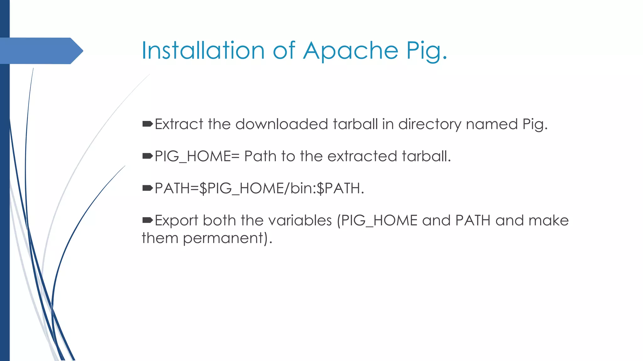 Introduction to Apache Pig | PPTX
