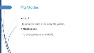Introduction to Apache Pig | PPTX