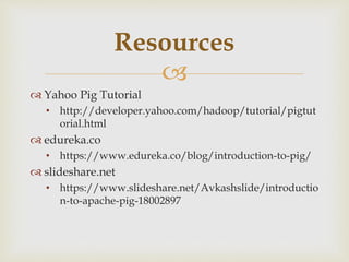 Introduction to pig. | PPT