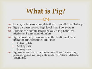 Introduction to pig. | PPT