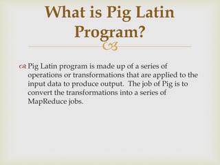 Introduction to pig. | PPT