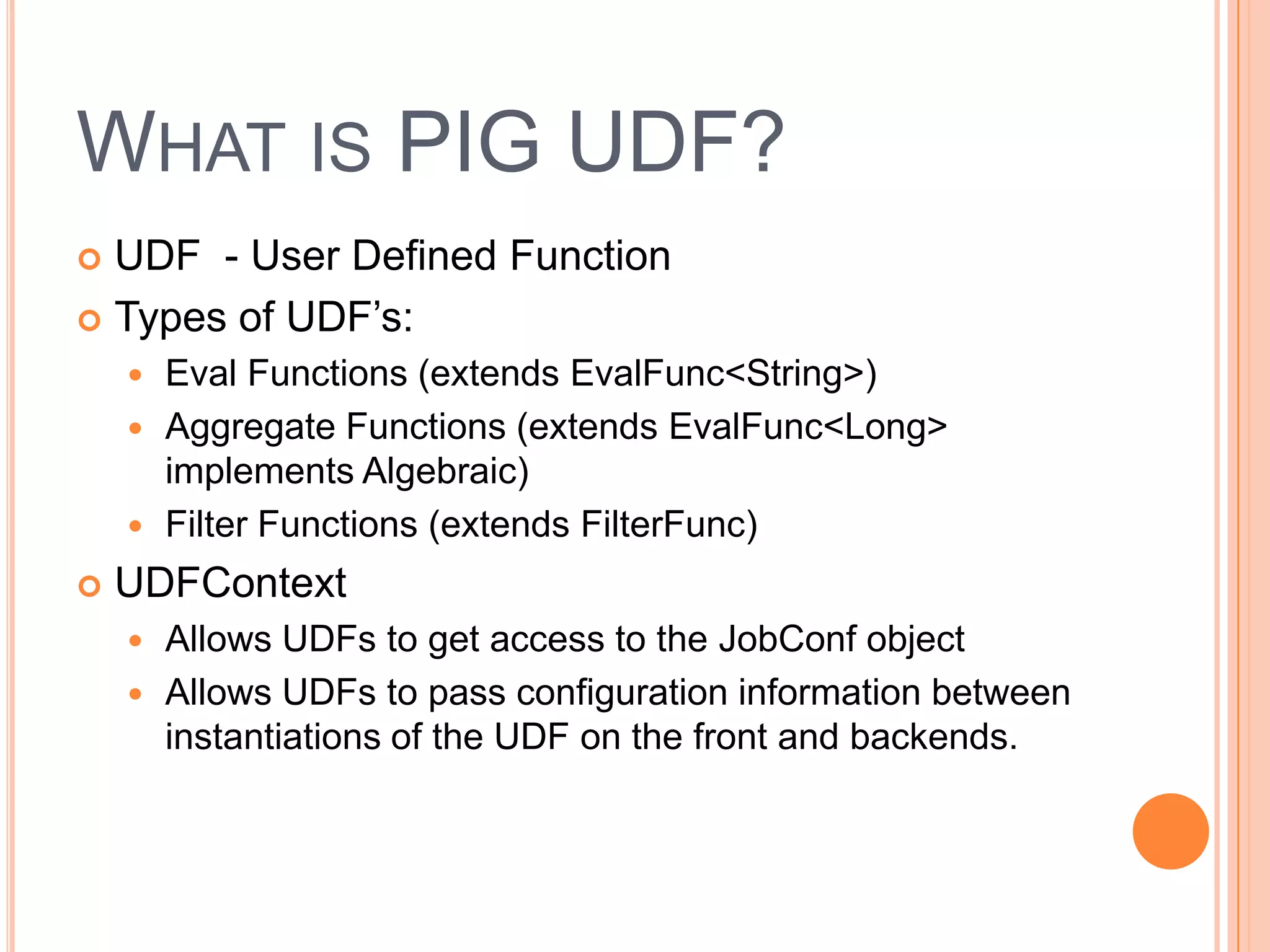 Introduction to Apache Pig | PPTX