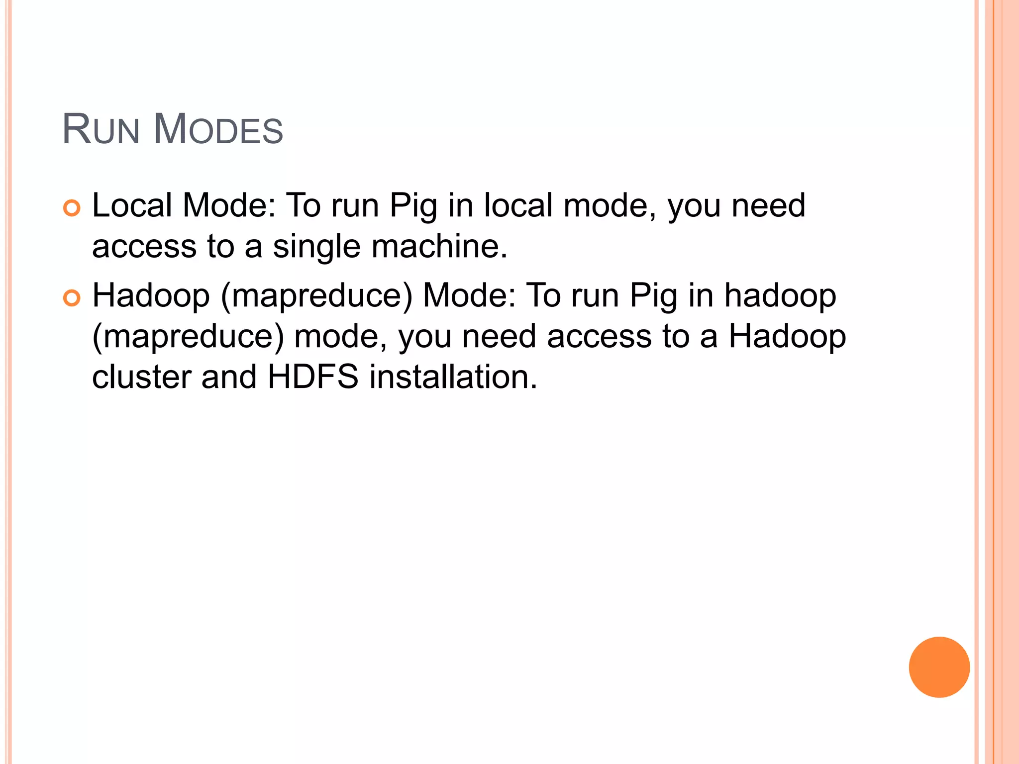 Introduction to Apache Pig | PPTX