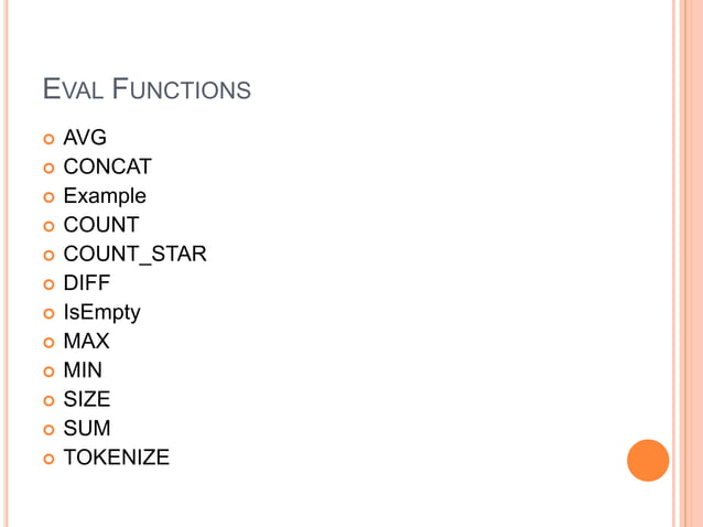 Introduction to Apache Pig | PPTX