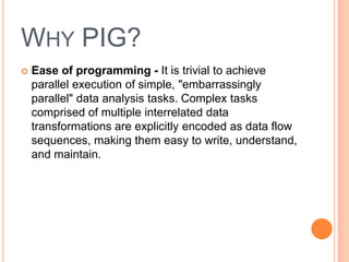 Introduction to Apache Pig | PPTX