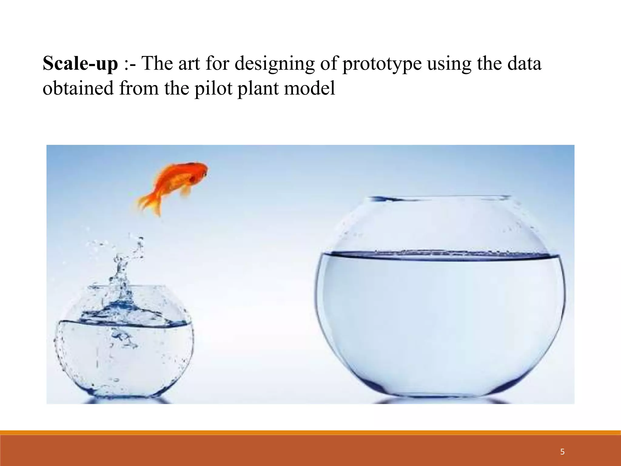 Introduction to pilot plant and scale up technology | PPTX