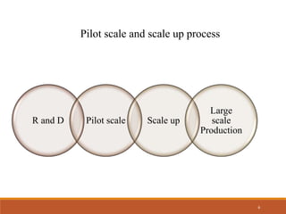 Introduction to pilot plant and scale up technology | PPTX