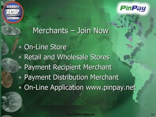 Introduction To Pin Pay And Soft Card 12 10 07 | PPT