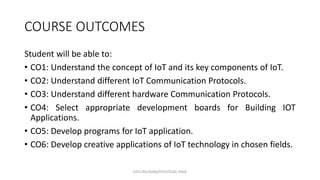 IOT ARCHITECTURE, COMMUNICATION MODELS, FUNCTIONAL BLOCKS | PDF
