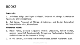 IOT ARCHITECTURE, COMMUNICATION MODELS, FUNCTIONAL BLOCKS | PDF