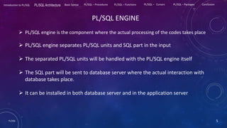 Introduction to PL/SQL | PPTX