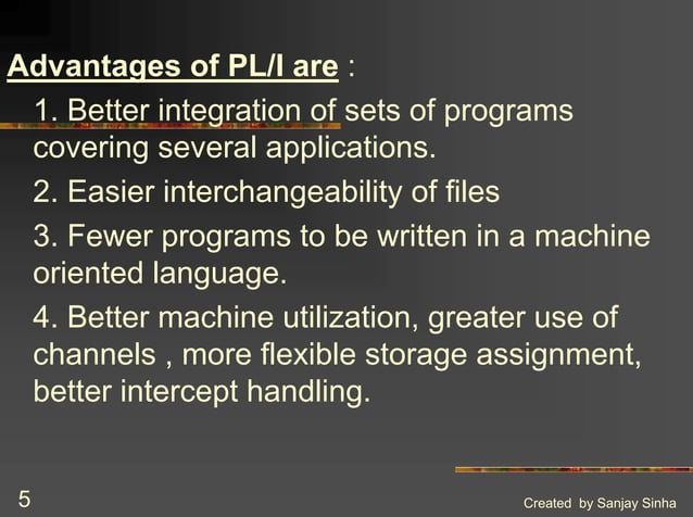 Introduction to IBM PL/1 Programming Language | PDF