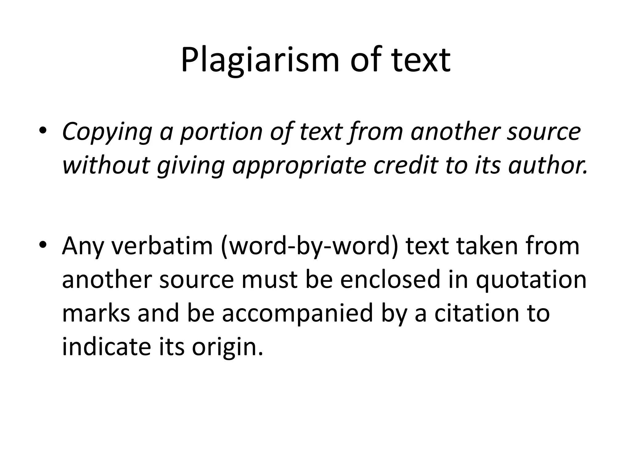 Introduction to plagiarism copy | PPTX