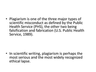 Introduction to plagiarism copy | PPTX | Law